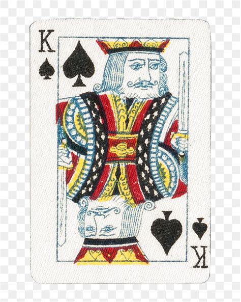 King Of Spades Playing Card