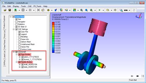Visualization Of Msc Adams Data In Vcollabpro — Vcollab Document Documentation