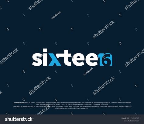 Word Mark Logo Forms Negative Space Stock Vector Royalty Free