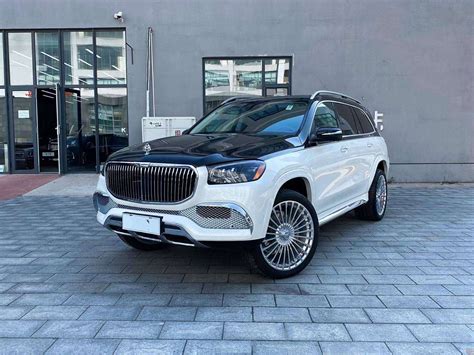 奔驰gls450原装白黑双拼四座手续升级迈巴赫gls600车家号发现车生活汽车之家