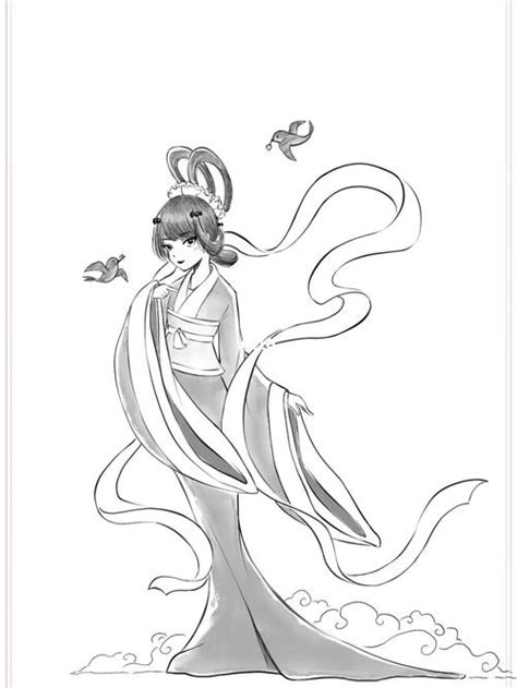 王母娘娘抓走织女的简笔画简单（精选20张）简笔画图片大全