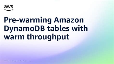 Lee Hannigan On Linkedin Pre Warming Amazon Dynamodb Tables With Warm