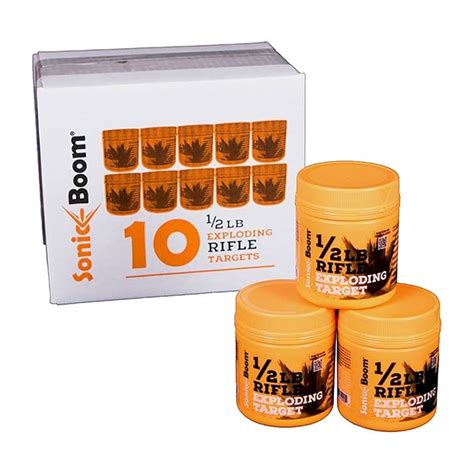 Sonic Boom Exploding Targets