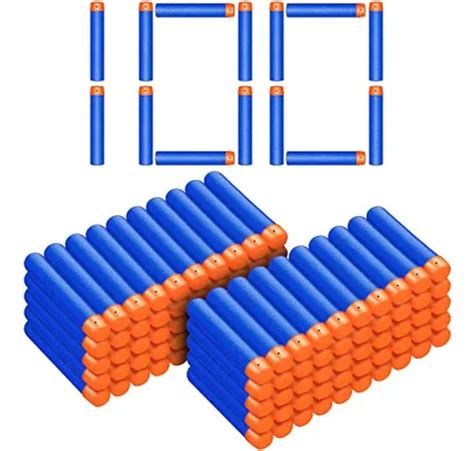 100 Nerf N Strike Blaster Compatible Dart Bullets Mercadolibre