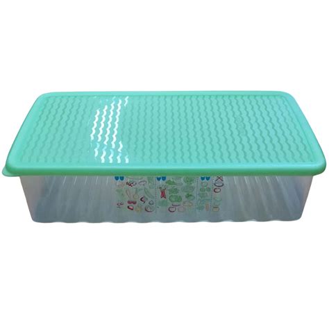 Tupperware Ventsmart Fruit And Vegetable Container With Green Lids