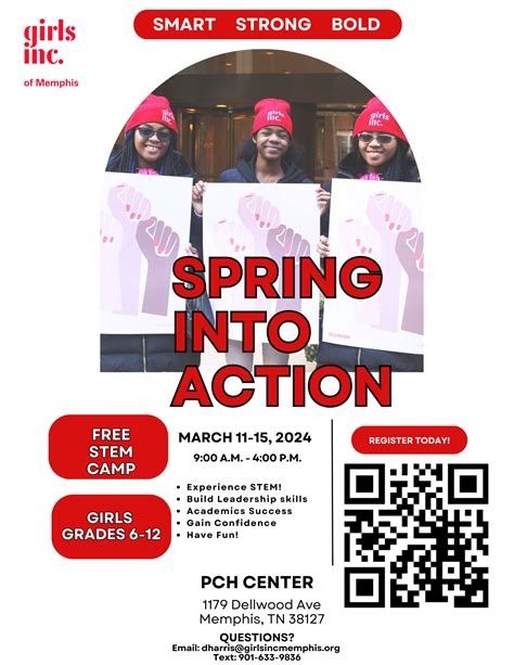 Free Spring Break Stem Camp At Girls Inc