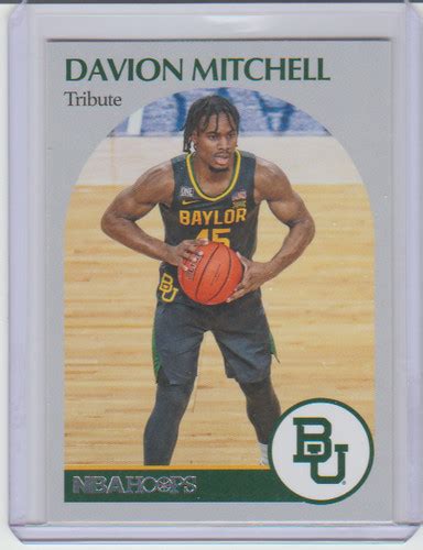 2021 Panini Chronicles Draft Picks Rookie 60 Davion Mitchell Baylor