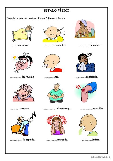 Estado FÍsico Comprensión Lector… English Esl Worksheets Pdf And Doc