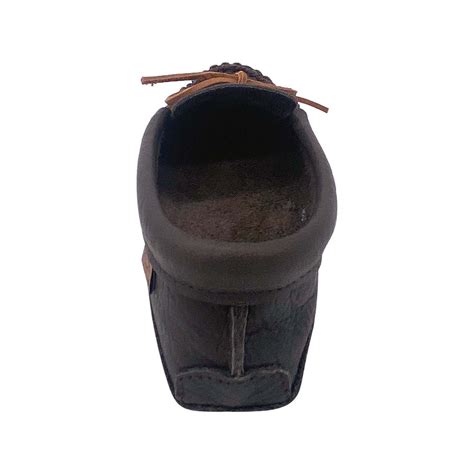 Mens Genuine Real Buffalo Hide Leather Earthing Soft Sole Moccasins