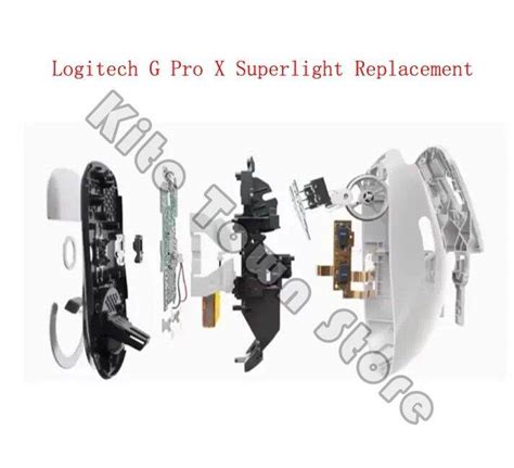 Mouse Replacement Side Keys Button Board Scroll Switch Cable Cover Receiver For Logitech G Pro