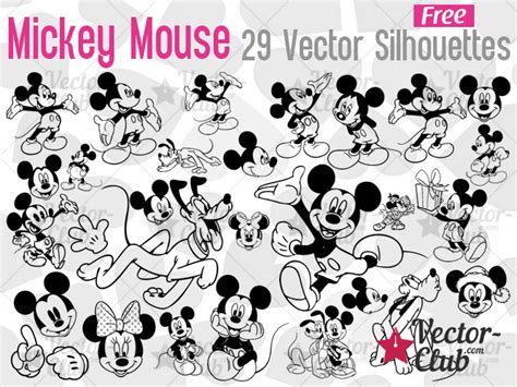 Mickey Mouse Vector Free At Getdrawings Free Download