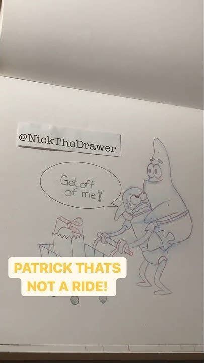 Patrick Thats Not A Ride Spongebobsquarepants Shorts Dailysketches