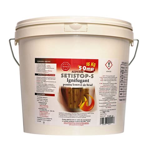 Dedeman Agent Ignifug Pentru Lemn Setistop S Incolor 16 Kg