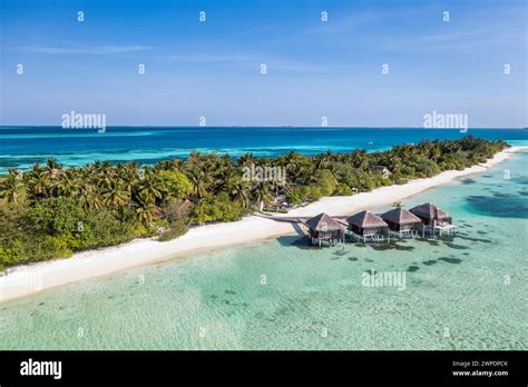 Maldives Paradise Scenery Tropical Aerial Landscape Seascape With