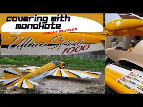 Great Planes Ultra Sport 1000 Build Series Part 6 Covering With