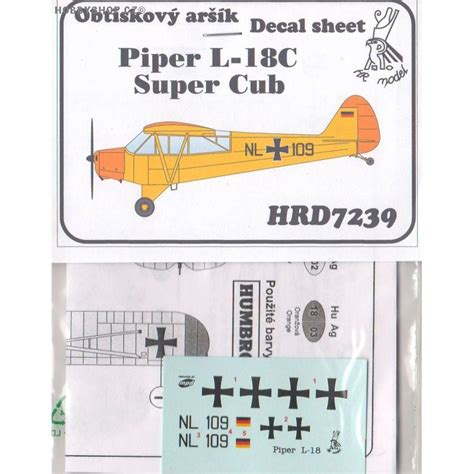 Piper L 18 Super Cub Germany 1 72 Decal Hobbyshop Cz
