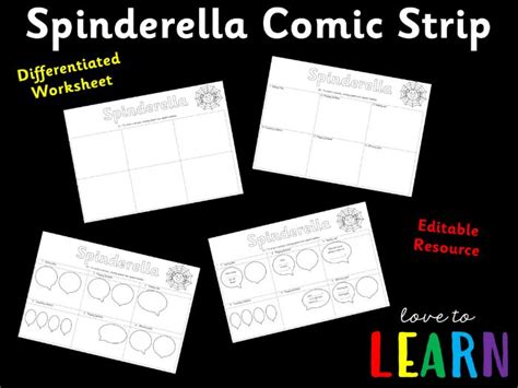 Spinderella Comic Strip Teaching Resources