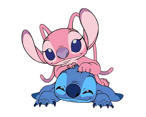 Lindo Stitch Y ángel
