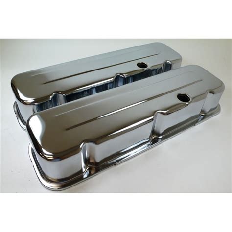 Rpc Valve Cover Set R9236 Short Chrome Steel For 396 454 502 Bbc