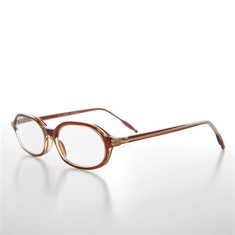 Small Oval Half Frame Reading Glasses Holly Sunglass Museum