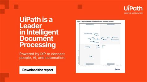 Magic Quadrant For Intelligent Document Processing Solutions Uipath