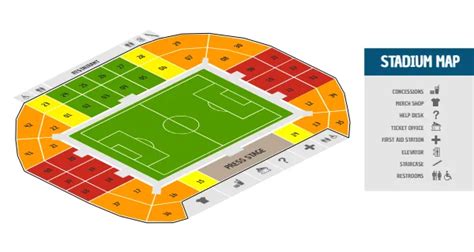 Football Stadium Map Icograms Template