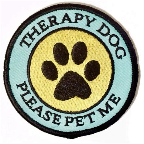 Therapy Dog Patches
