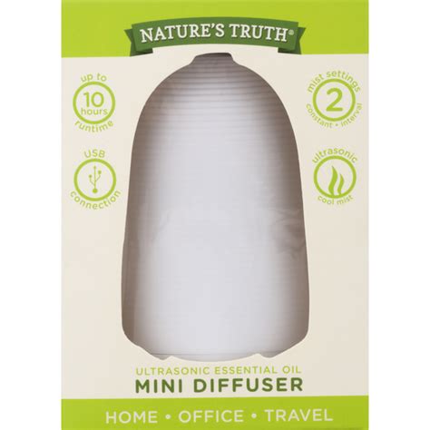 Save On Natures Truth Mini Diffuser Ultrasonic Essential Oil Order Online Delivery Food Lion