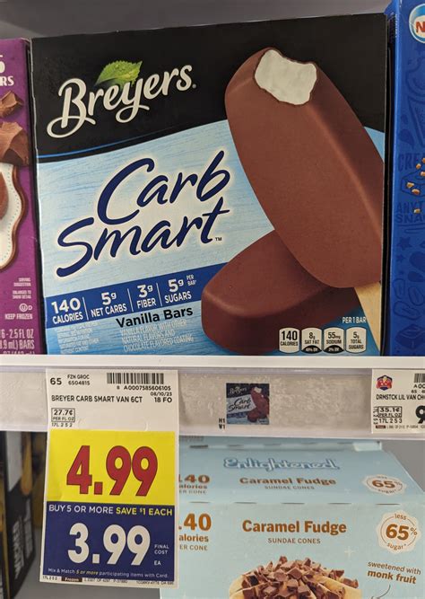Breyers Carb Smart Bars Only 3 74 At Kroger Iheartkroger