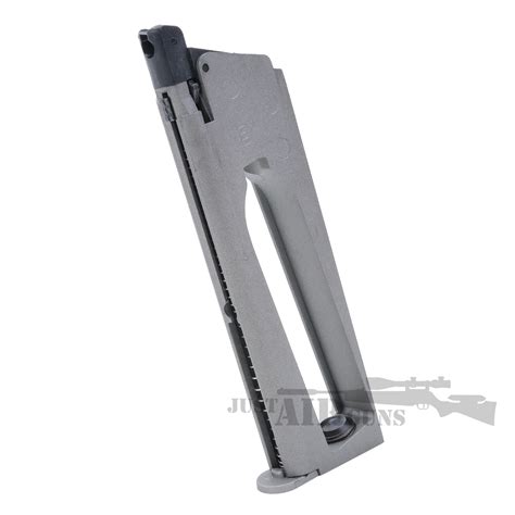 1911 Mil Spec Stainless Co2 Blowback Air Pistol Just Air Guns
