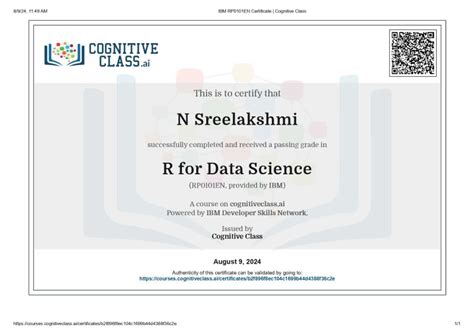 Sreelakshmi Nandakumar On Linkedin Datascience Rprogramming Ibm