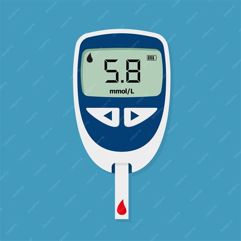 Premium Vector Glucometer Medical Equipment For Diabetes Diagnosis