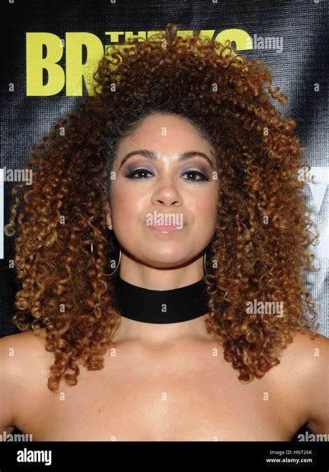 New York Usa 15th February 2017 Actress Daisha Graf Attends The