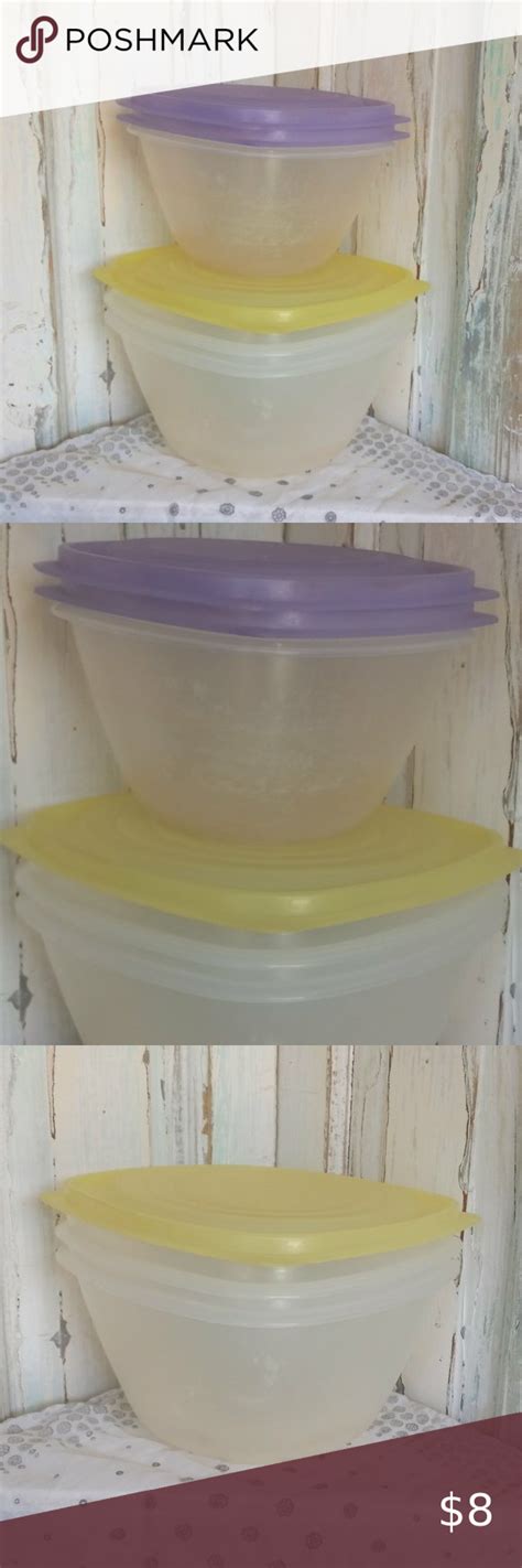 3 Milan Classic Plastic Storage Containers W Lids Plastic Container