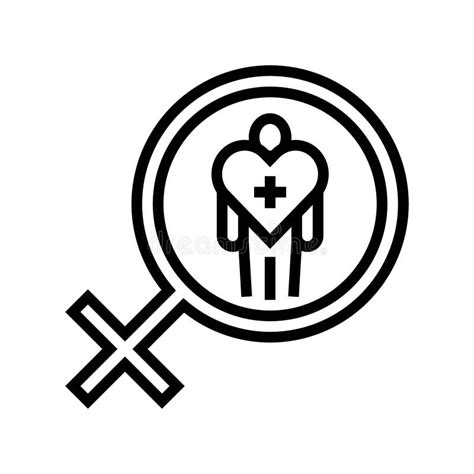 Body Autonomy Line Icon Vector Illustration Stock Vector Illustration