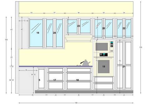 Standard Depth For Upper Kitchen Cabinets