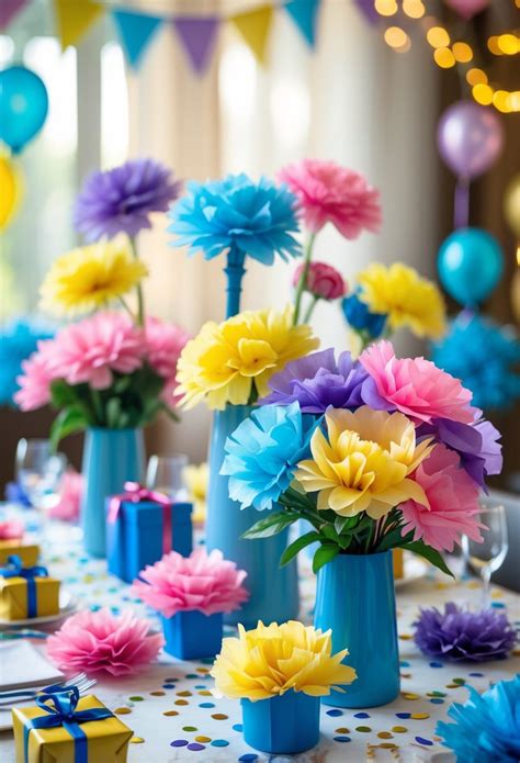 21 Beautiful Birthday Party Table Centerpiece Ideas Withlovelive