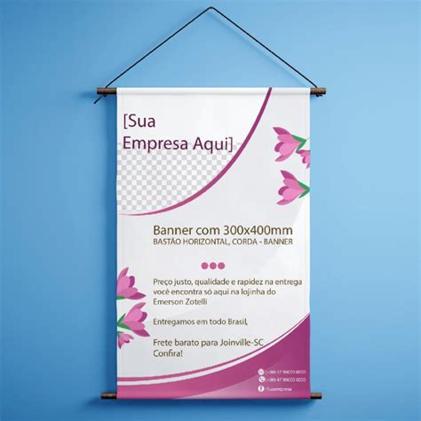 Banner Lona Com Ilhós