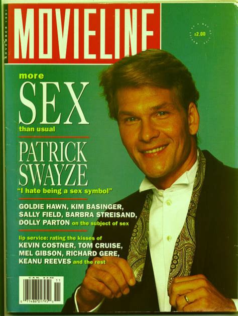 Movieline November 1991 ~more Sex~patrick Swayze~dolly Parton~ Ebay