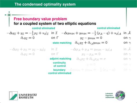 Ppt New Necessary Conditions For State Constrained Elliptic Optimal Control Powerpoint