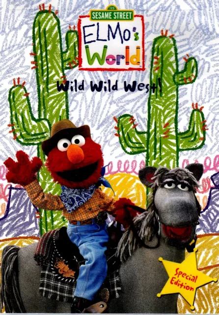 New Dvd Sesame Street Elmos World Wild Wild West Travis Tritt