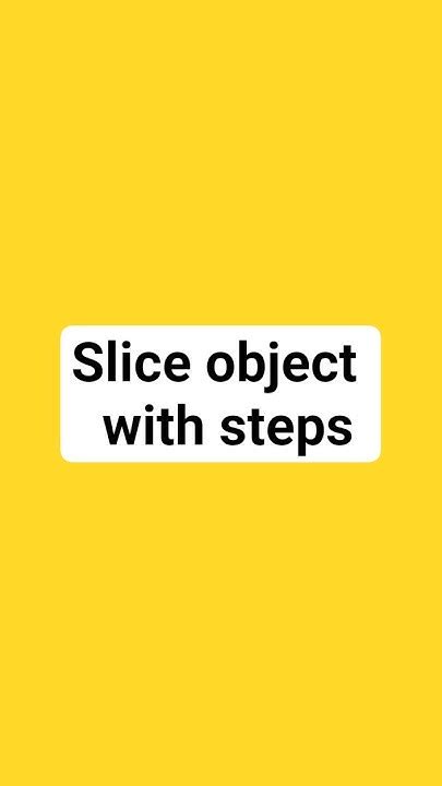 Slice Object With Steps Python Coding Challenge Youtube