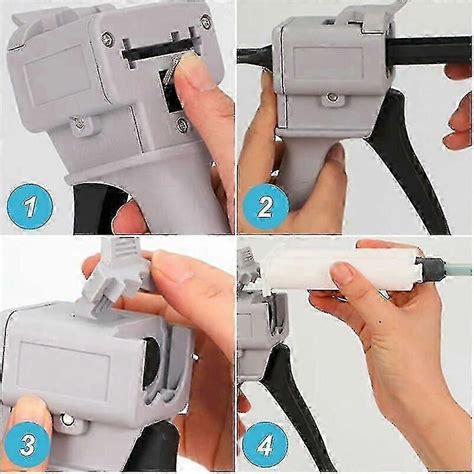 Epoxy Dispenser Gun Ab Epoxy Glue Gun Handle Applicator For Mixing