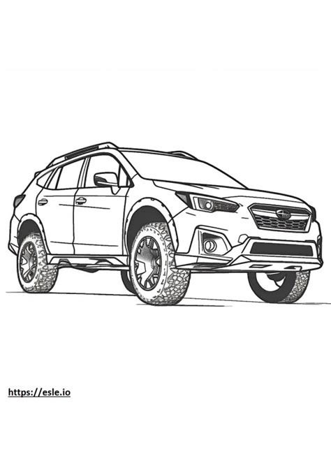 Subaru Outback Awd Coloring Page