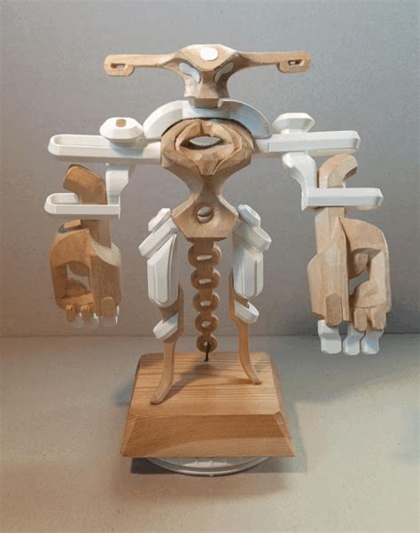 I Wood Carved A Robot Guy By Ultra Shenanigans On Newgrounds