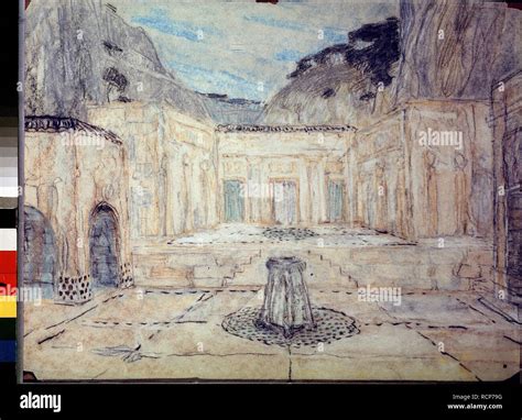 Stage Design For The Tragedy Antigone After Sophocles Museum State