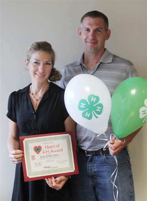 Heart Of 4 H Award Winner Scott And Rita Sieck Nebraska Extension In