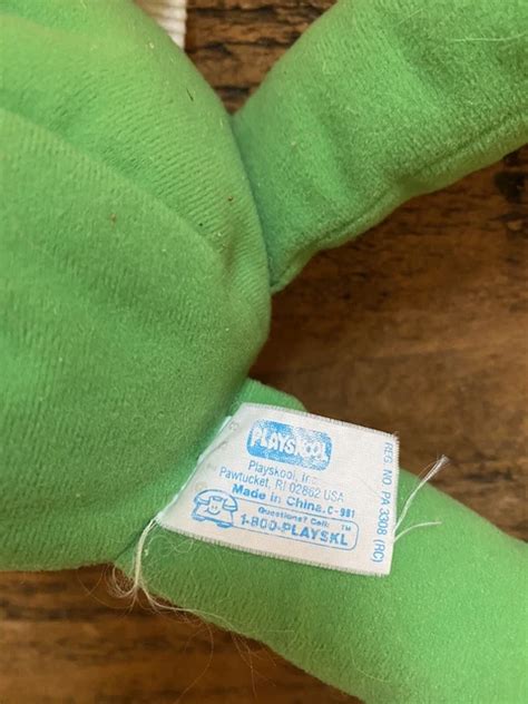 Sesame Street Burt Hand Puppet Plush 1986 Playskool Usa Vintage £2800