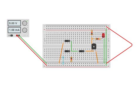 Circuit Design Dtl Nor Tinkercad