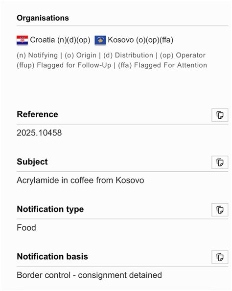 Alert Në Be Kafeja E Firmës Devolli “prince Caffe” Me Substanca Të Rrezikshme Gazeta Telegraf